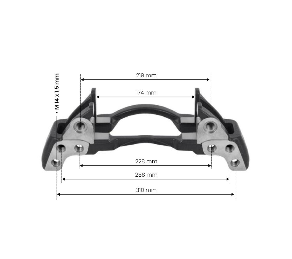 CALIPER CARRIER KNORR MB MAN TGL 17.5’’ – SN5 – SPP Automotive