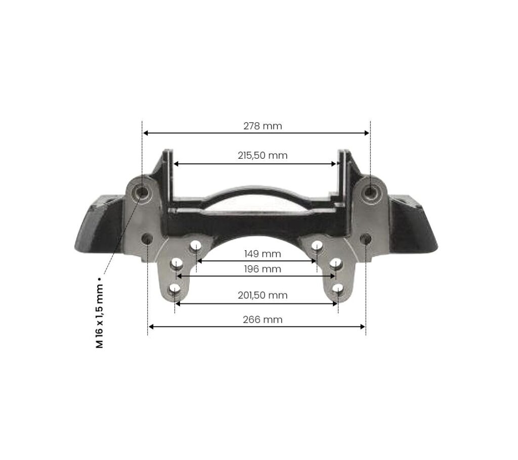 CALIPER CARRIER KNORR SCANIA 22,5’’ – SB7 SN7 – SPP Automotive